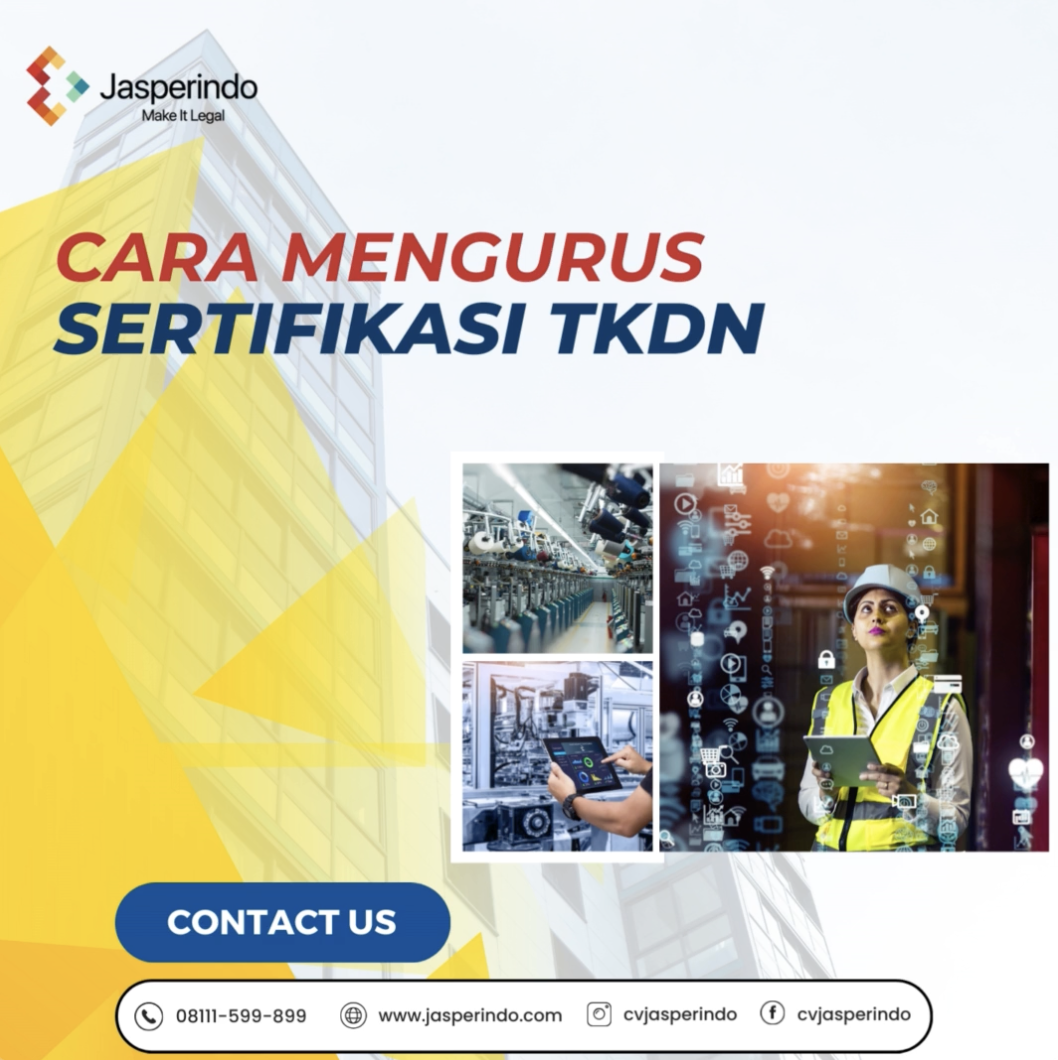 CARA MENGURUS SERTIFIKAT TDKN - Jasperindo