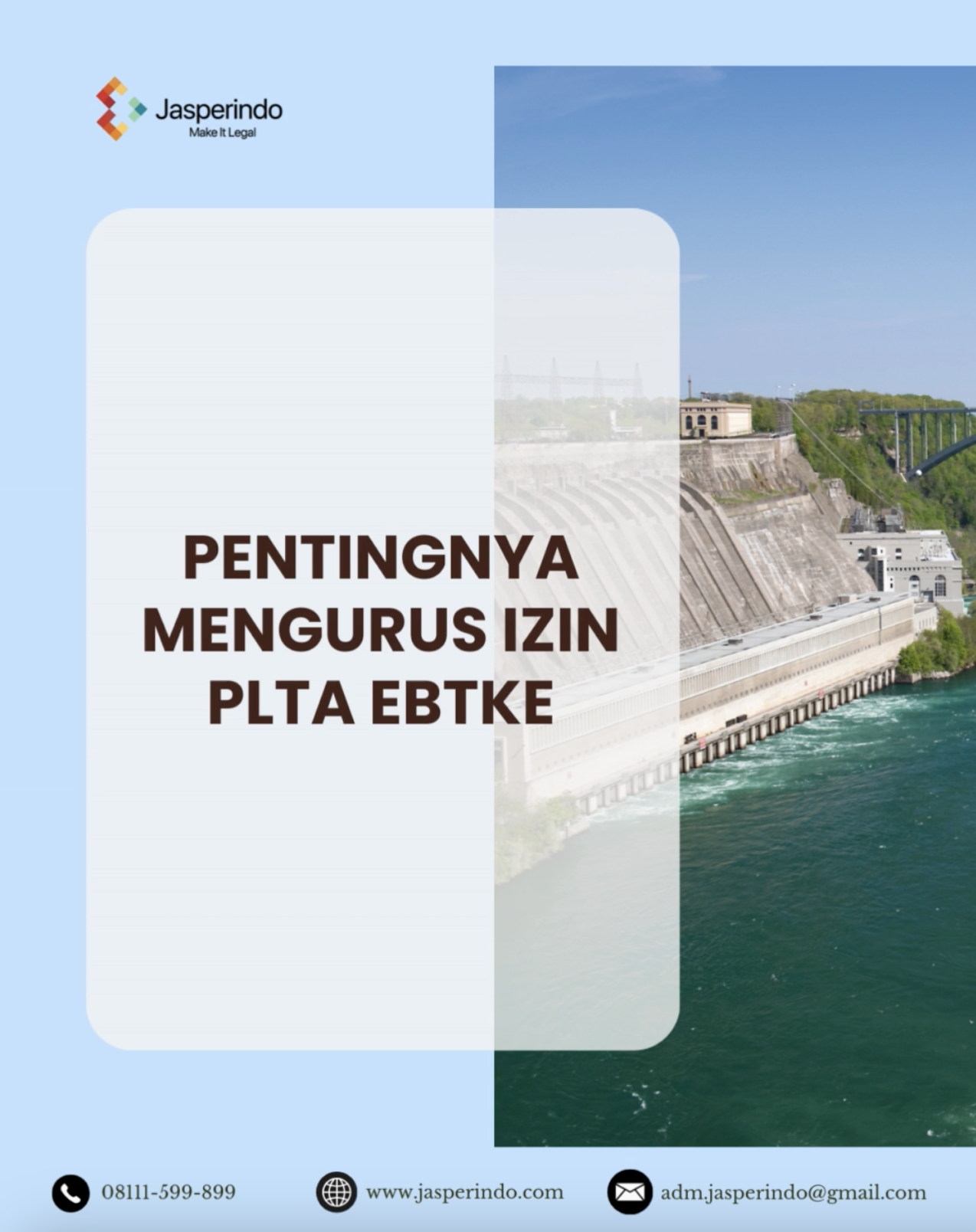 PENTINGNYA MENGURUS IZIN PLTA EBTKE - Jasperindo